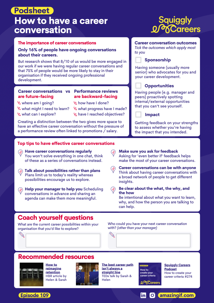 How to have a career conversation | Amazing If