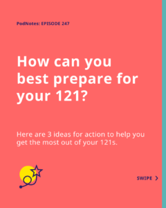 How to make the most of your 121s | Amazing If
