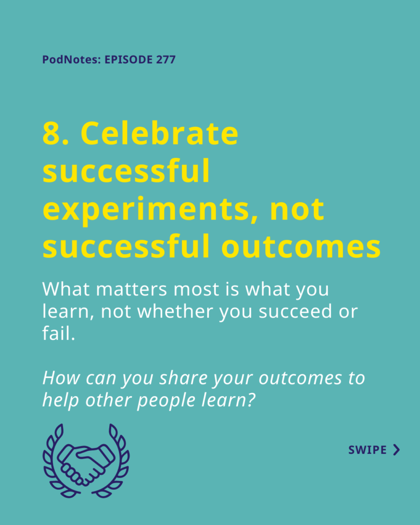 How to use experiments to accelerate your career development | Amazing If