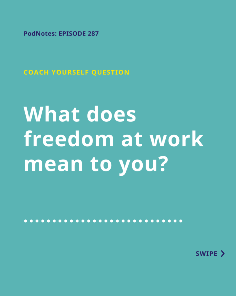 How to increase your freedom at work | Amazing If