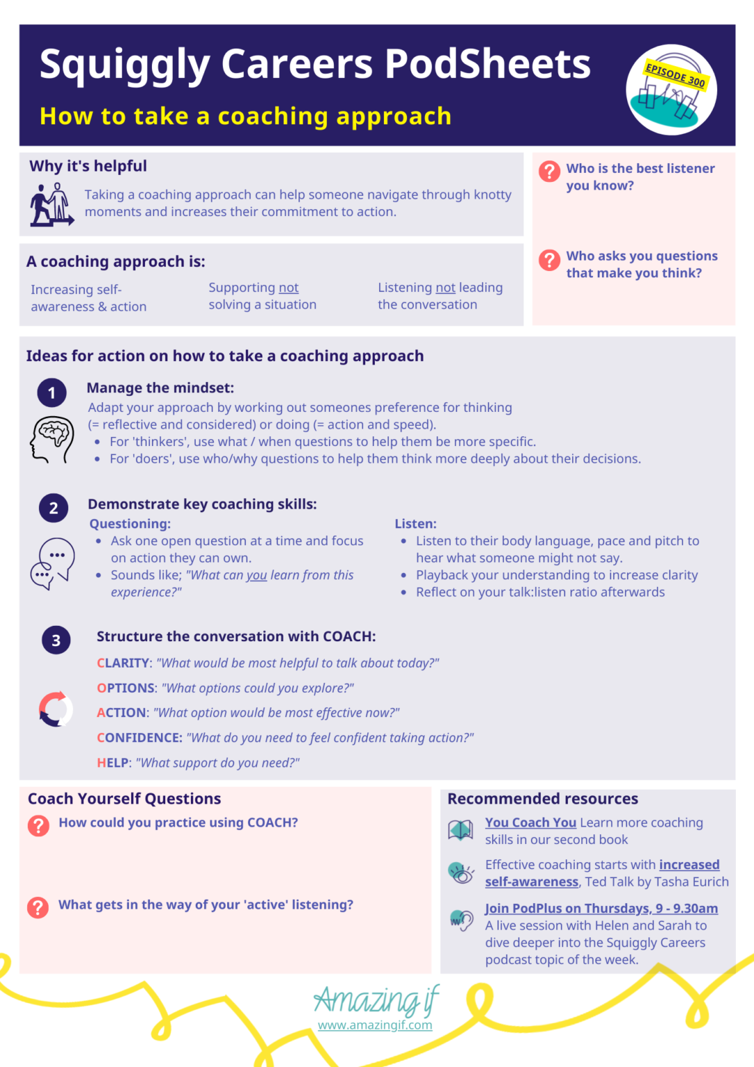 How to take a coaching approach | Amazing If