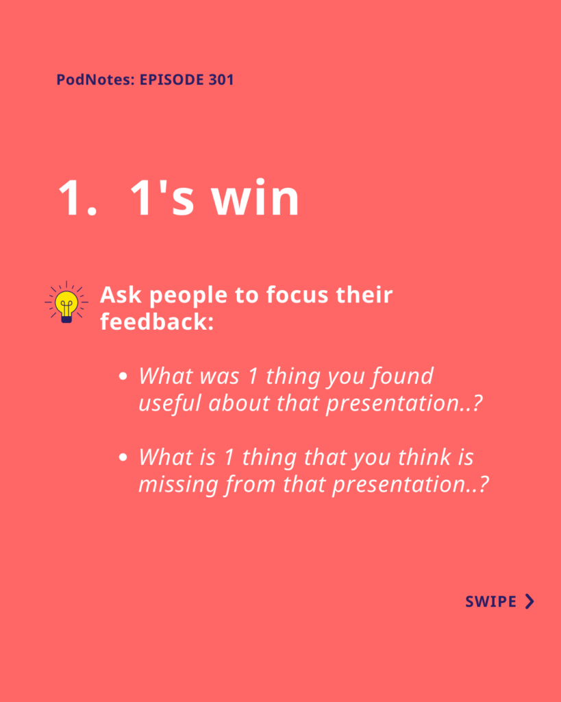 How to give and get fast and frequent feedback | Amazing If
