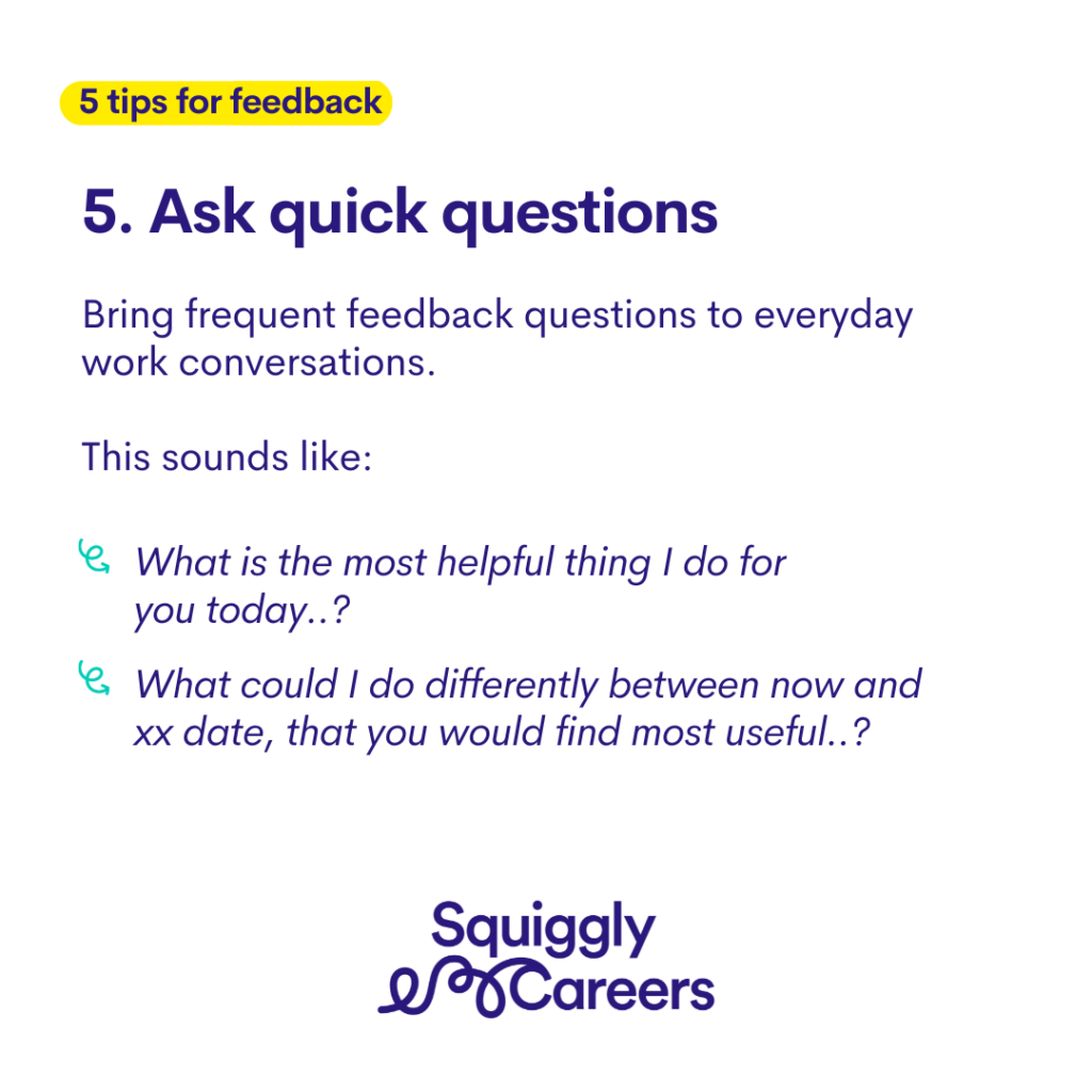 How to give and get fast and frequent feedback | Amazing If