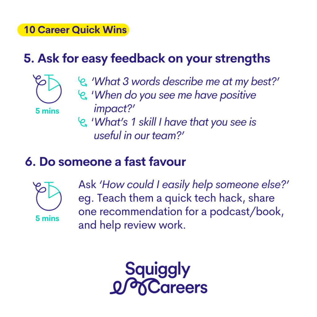 10 Career Quick Wins | Amazing If